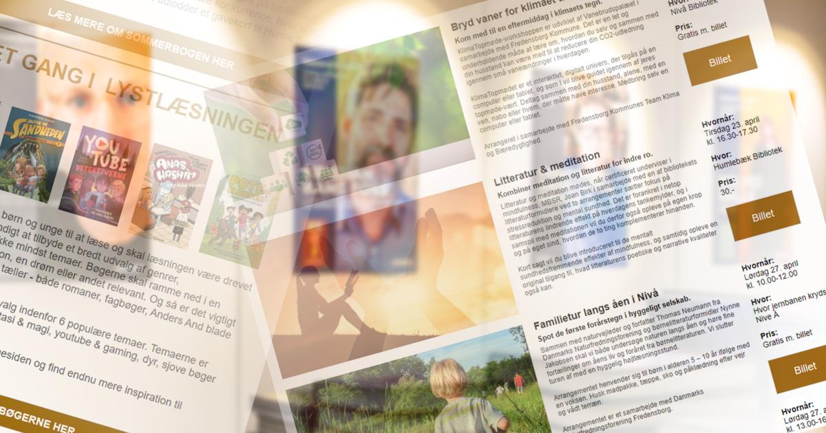 Biblioteksklub, nyhedsbreve & fordele | Fredensborg Bibliotekerne